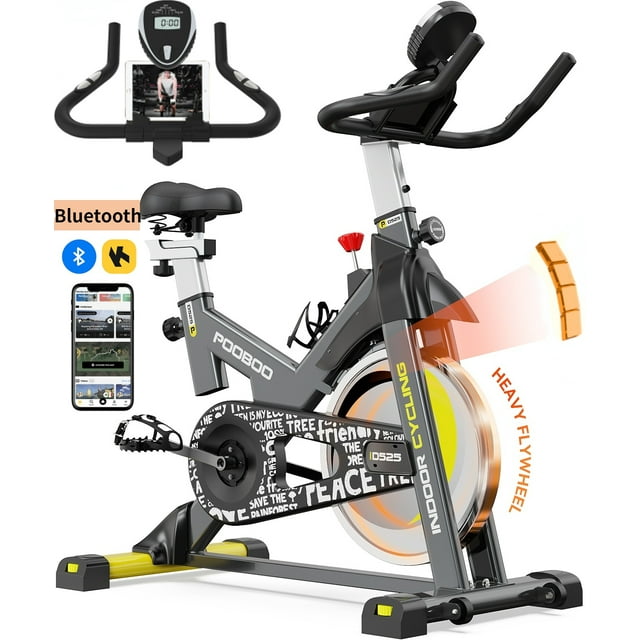 Pooboo Exercise Bikes Cardio Workout Cycling Bicycle Training Indoor ...