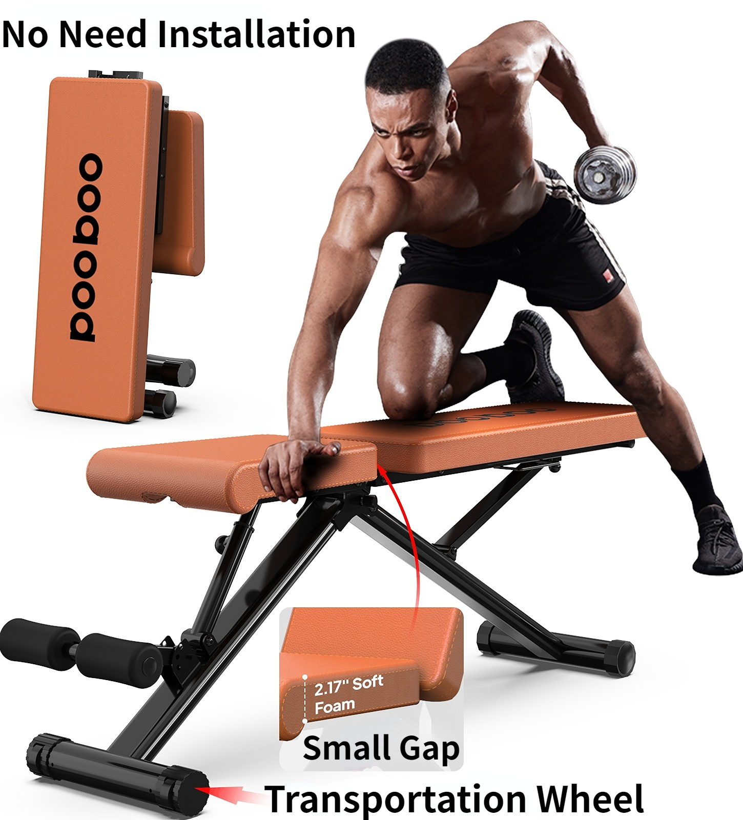 Weider Legacy Adjustable Bench with 14 Positions, 410 Lb. Weight Limit ...