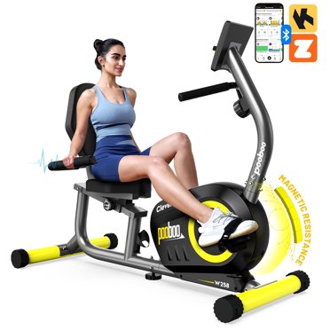 Goplus Exercise Bike - Indoor Stable Riding Cycle Trainer for Cardio ...