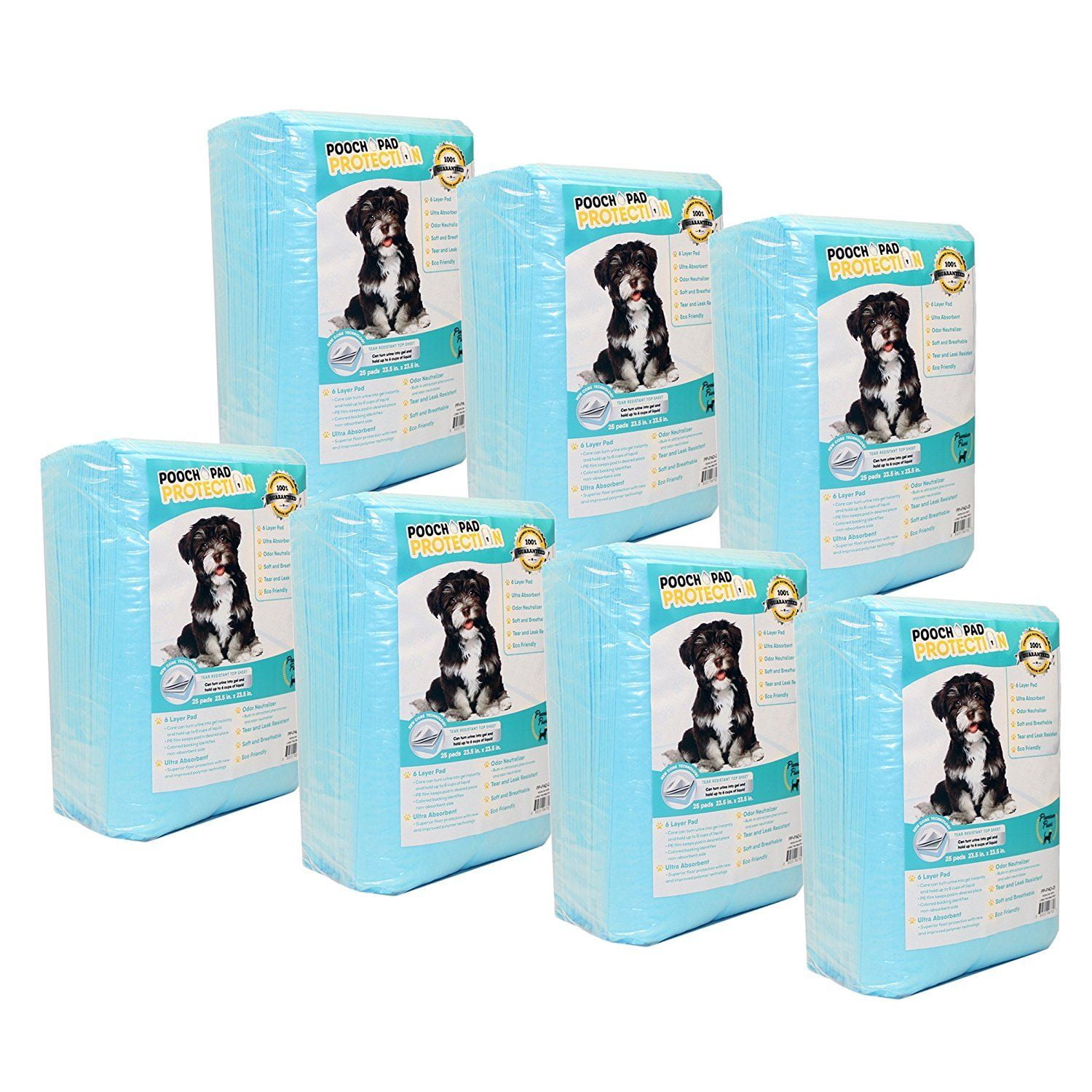 Pooch Pad Protection Training Dog Pads. Thick & Soft, XTRA Absorbent ...
