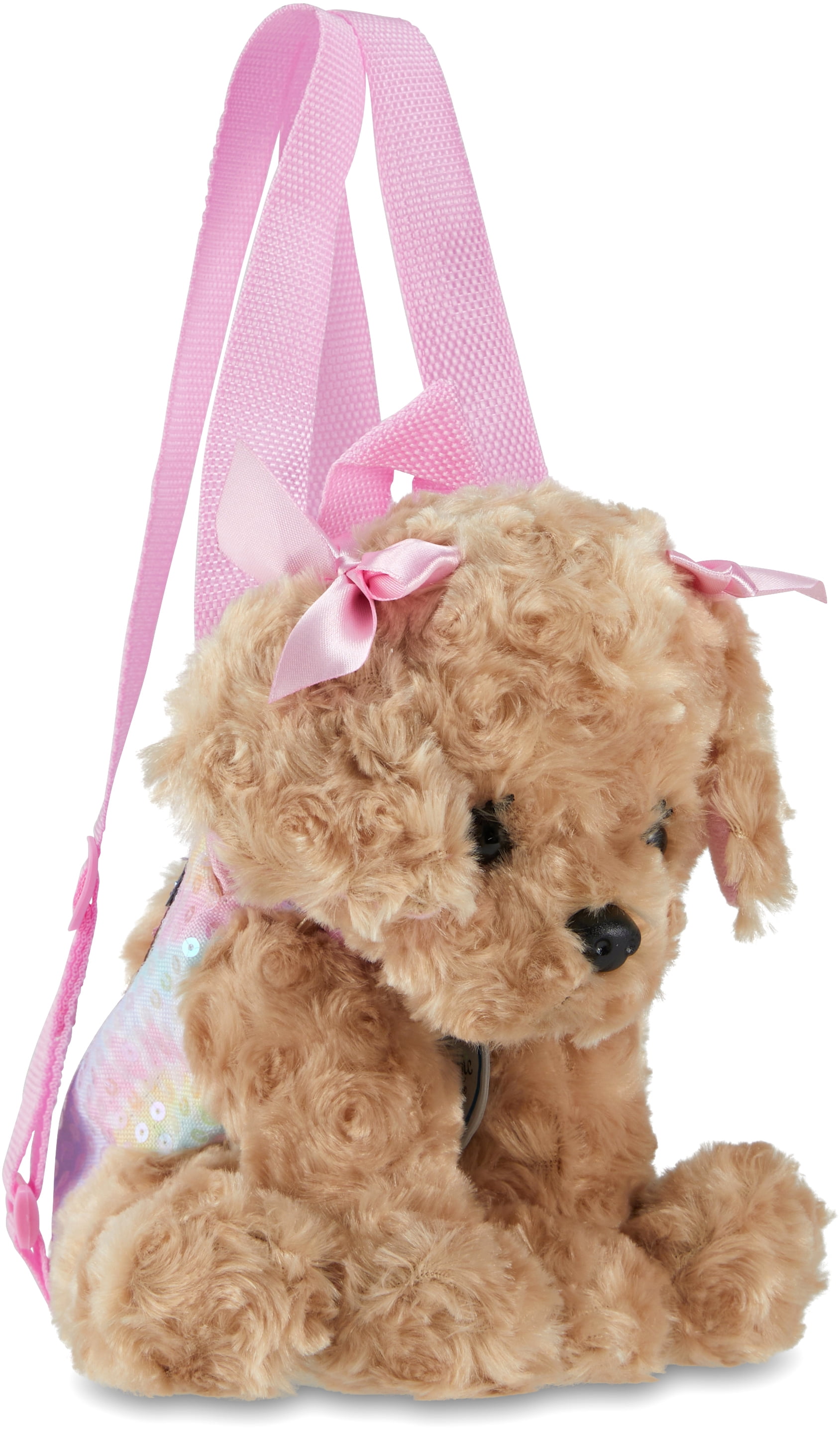 Poochie And Co Little Girls Plush Animal Shaped Purse, Kids Fashion ...