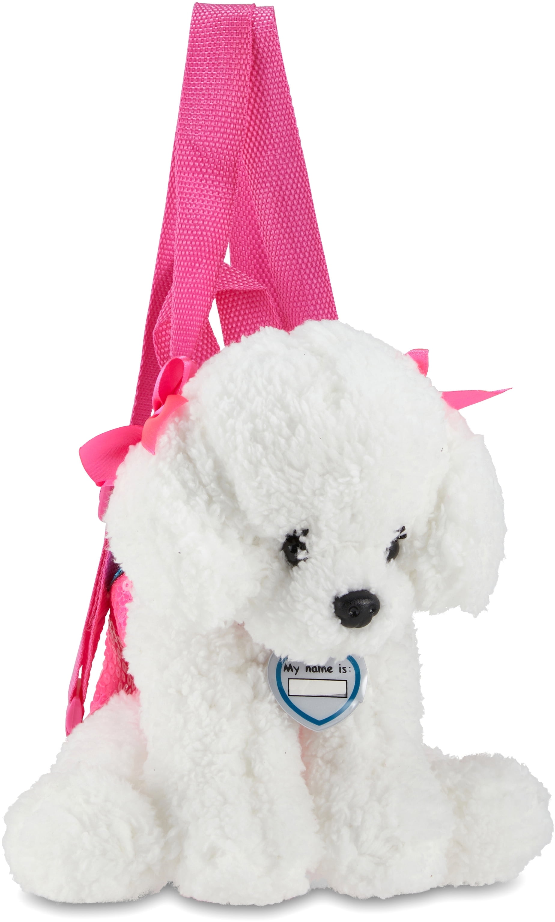 Poochie & Co Little Girls Plush Bichon Shaped Purse by Cudlie ...