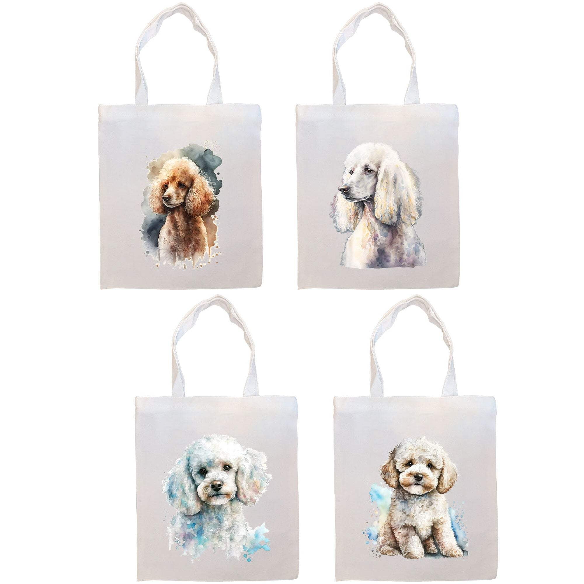 Poodle Canvas Tote Bag Style2 - Walmart.com
