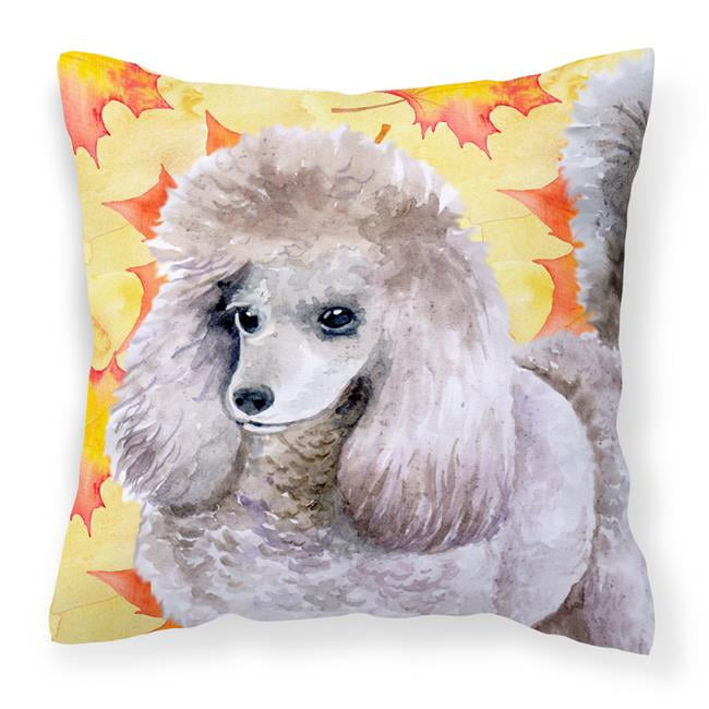 Poodle Fall Fabric Decorative Pillow - Walmart.com