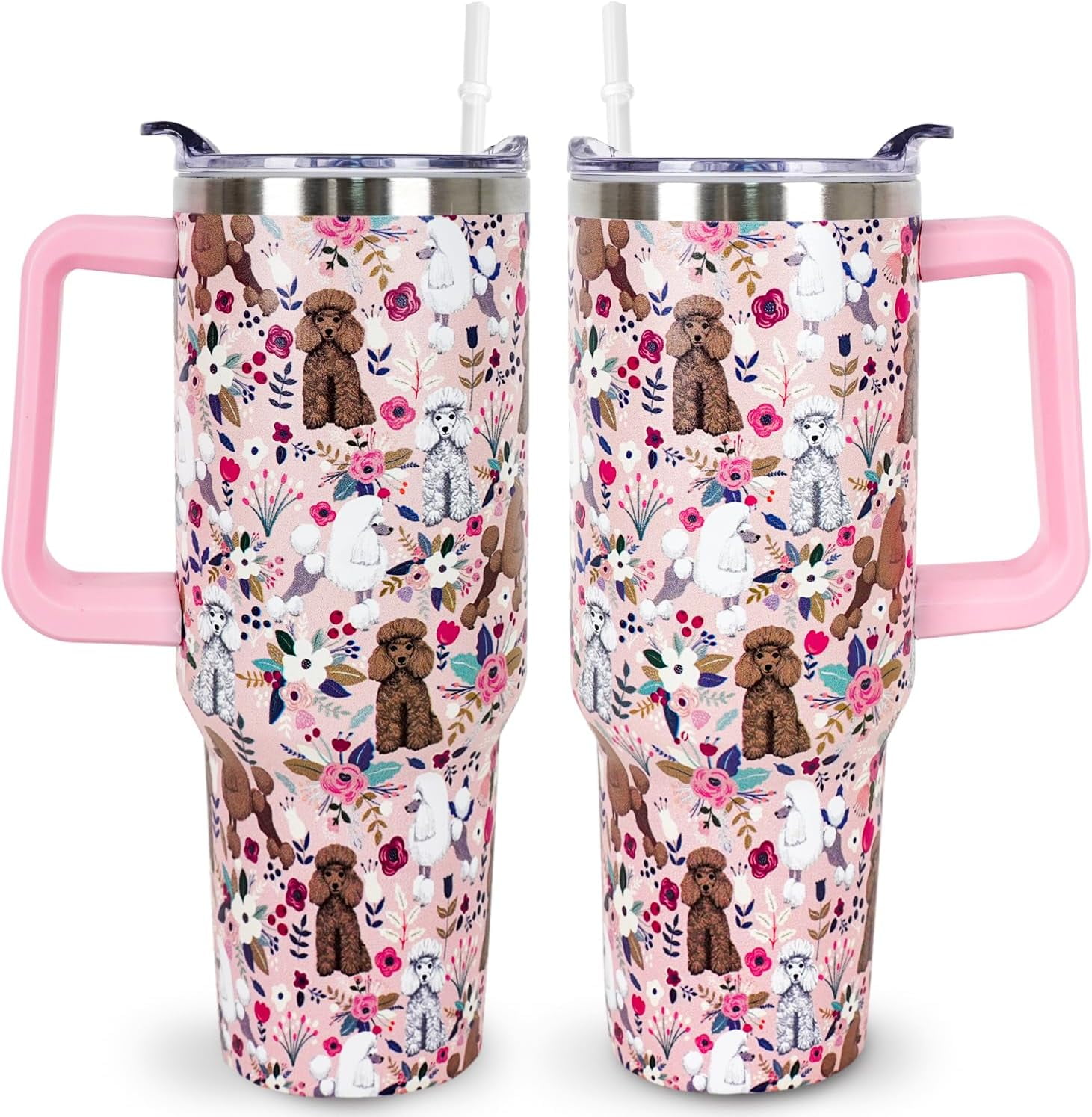Poodle Gifts for Women Cute Dog Tumbler Coffee Cup for Women Poodle ...