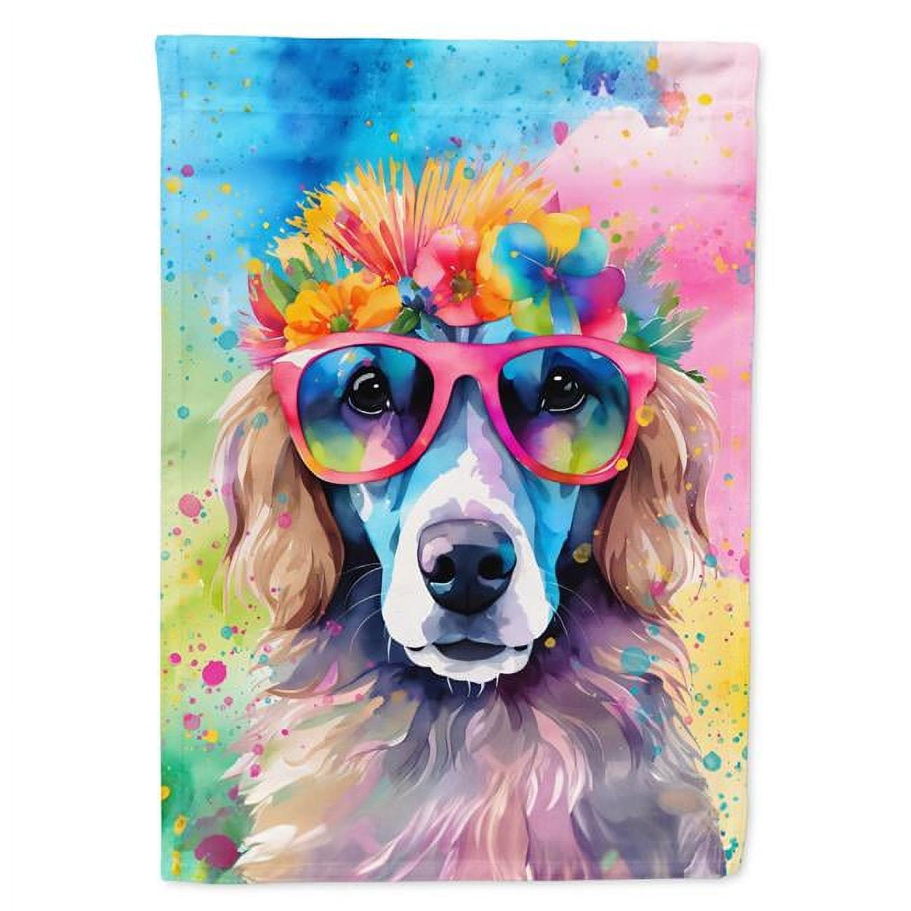 Poodle Hippie Dawg House Flag 28 in x 40 in - Walmart.com