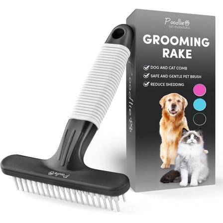 Vibrant Life Dog Undercoat Rake Grooming Brush - Walmart.com