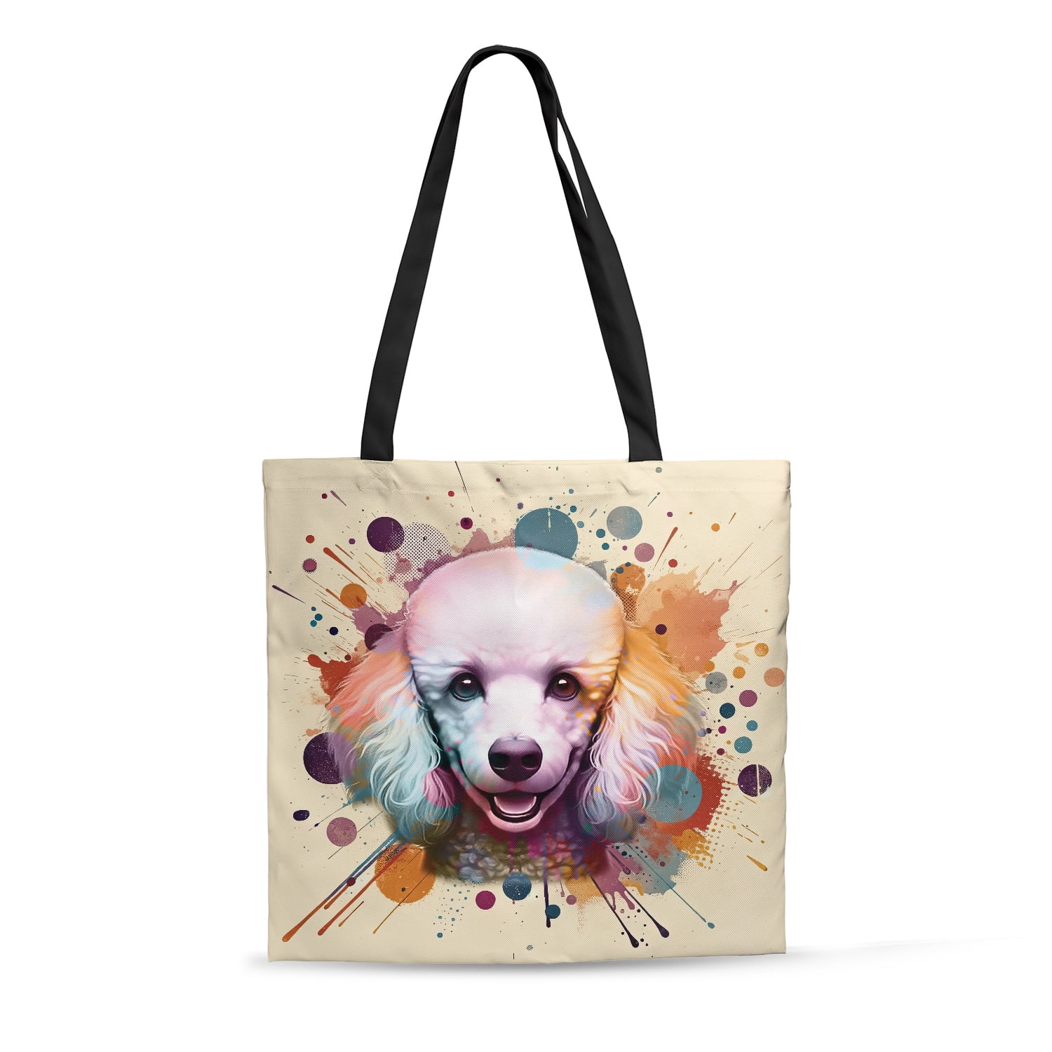 Poodle Portrait Watercolor Vintage Retro Styles All Over Print 3D ...