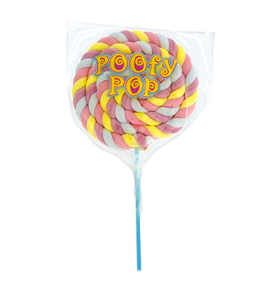 Poofy Pops Strawberry Marshmallow Lollipop Candy, 2.5 Ounce - 3 Pops ...