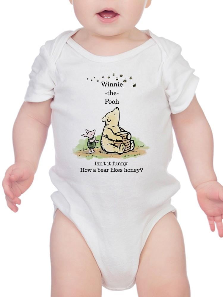 Pooh Bear And Bumblebees Bodysuit Infant -Smartprints Designs, 24 Months - Walmart.com