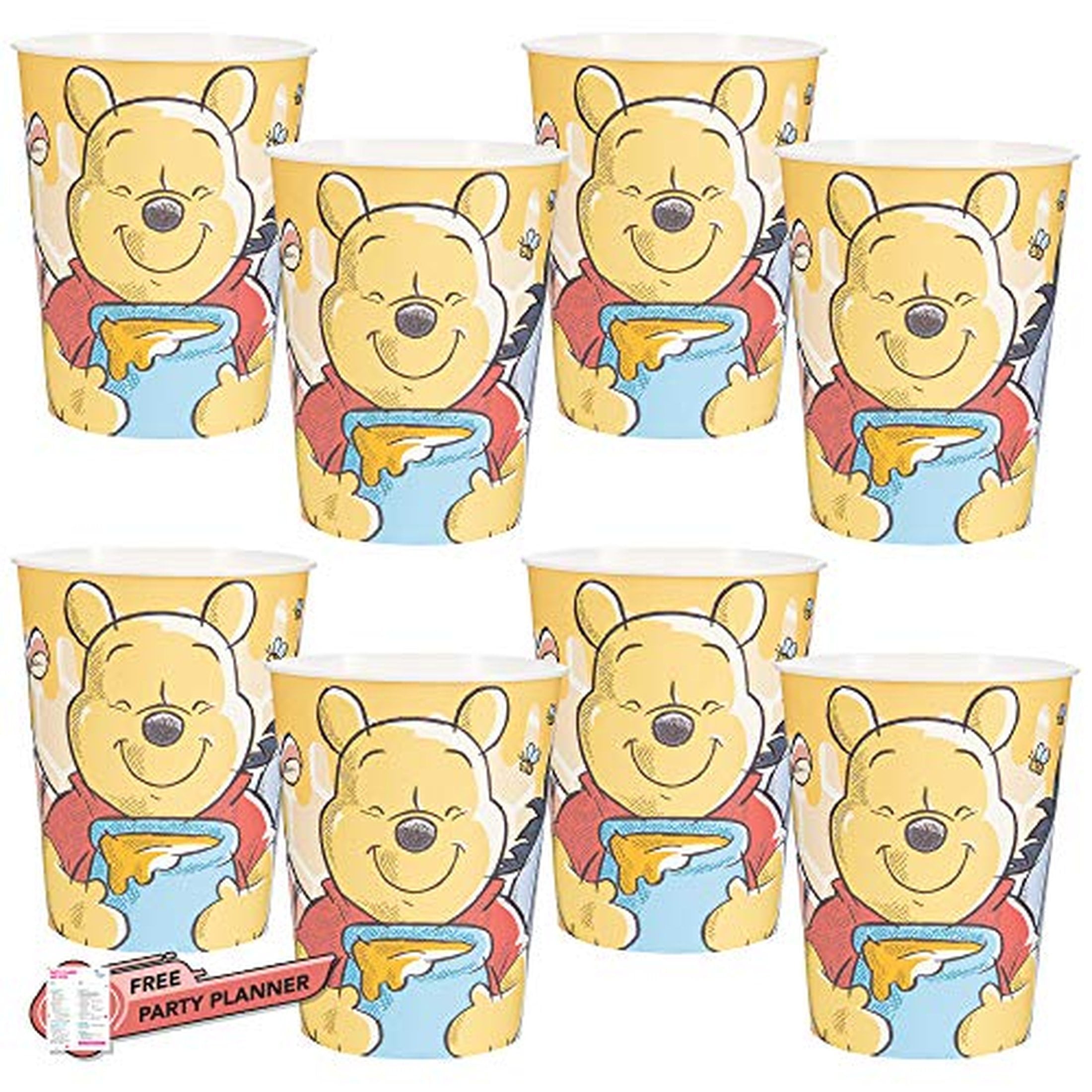 Pooh Party Pals Cups - Set of 8 Officially Licensed Birthday Party ...