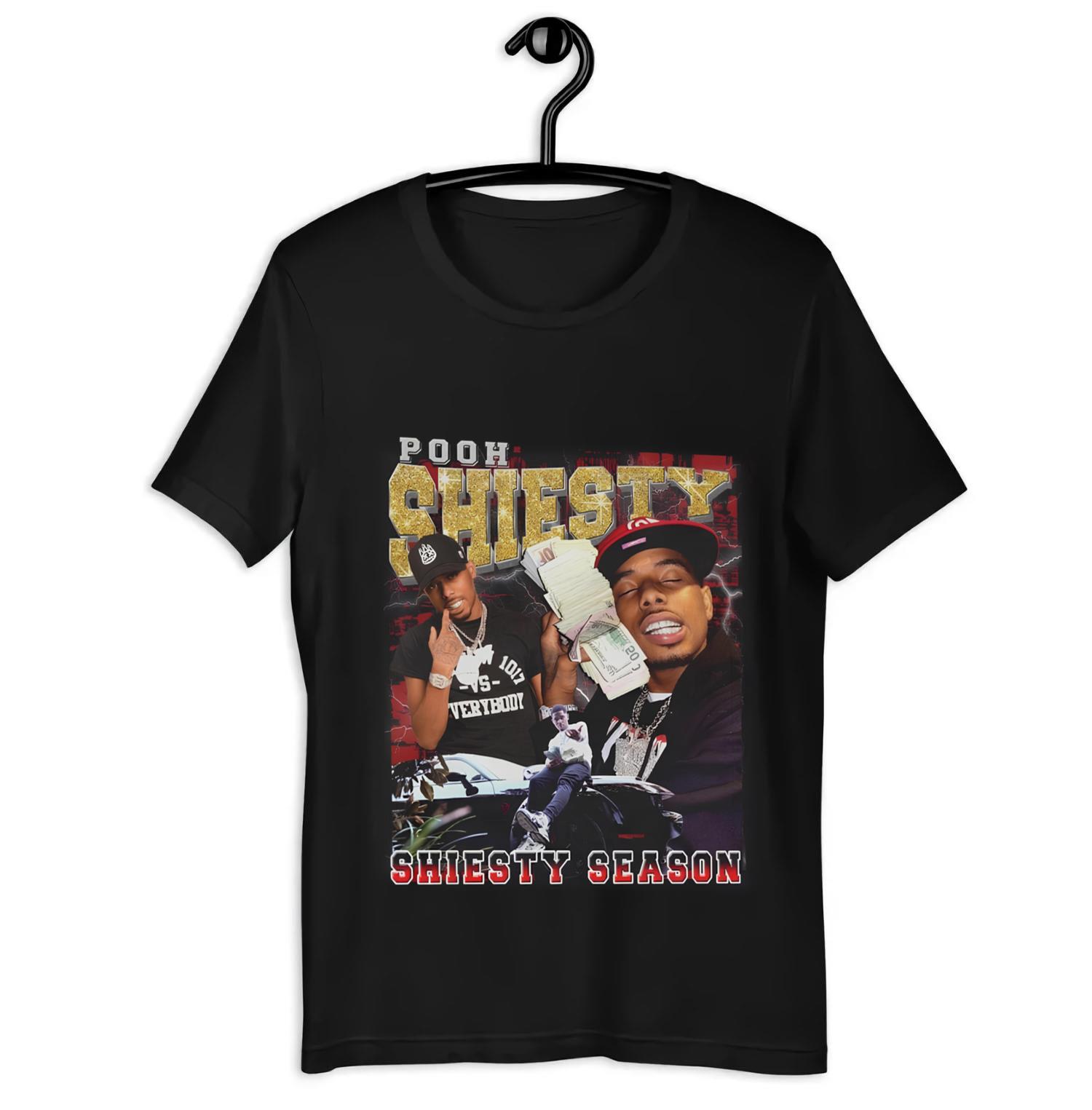 Pooh Shiesty Graphic T-shirt Rapper Rap - Walmart.com