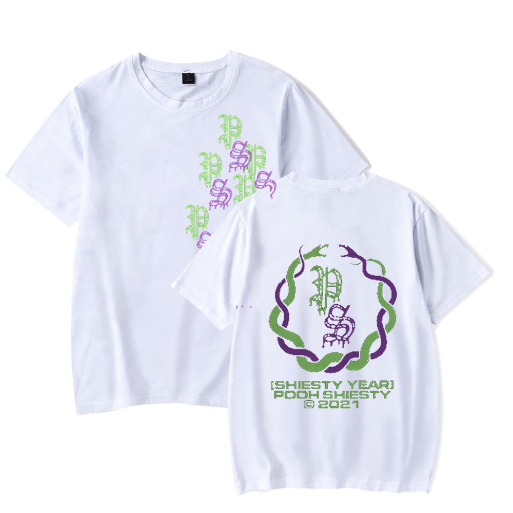 Pooh Shiesty U Snake T-shirts Merch Round Neck Unisex Trendy Casual ...