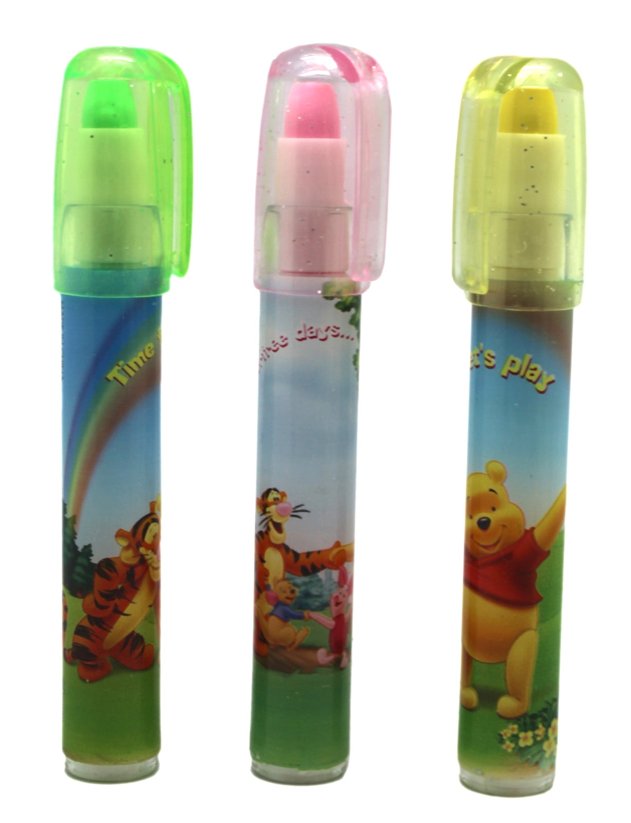 Pooh and Friends Assorted Color/Design Eraser Cartridge Pens (2pc ...
