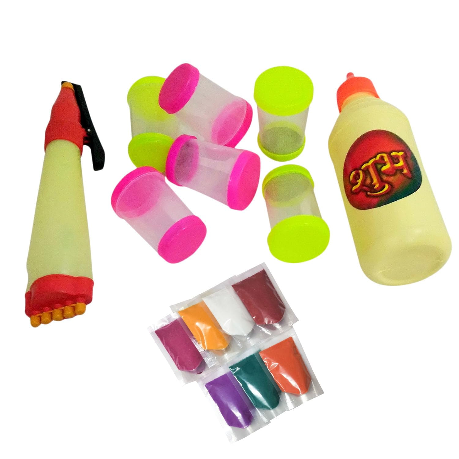 Pooja Ghar Rangoli Making Tool Kit Set For Making Beautiful Rangoli ...