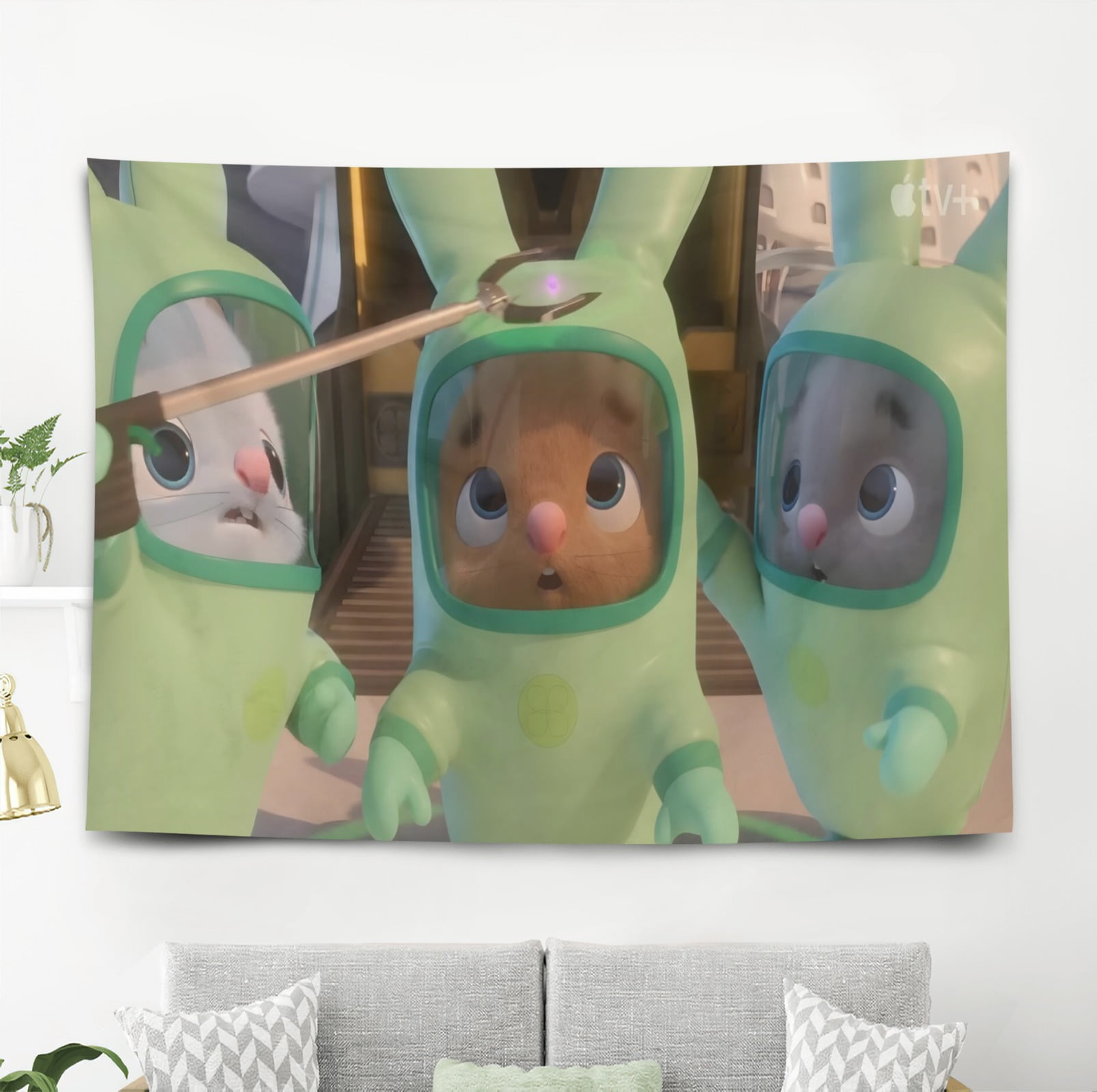 Pookoo-Theme Anti-pilling Tapestry Gift Wall Hanging Backdrop for Room ...