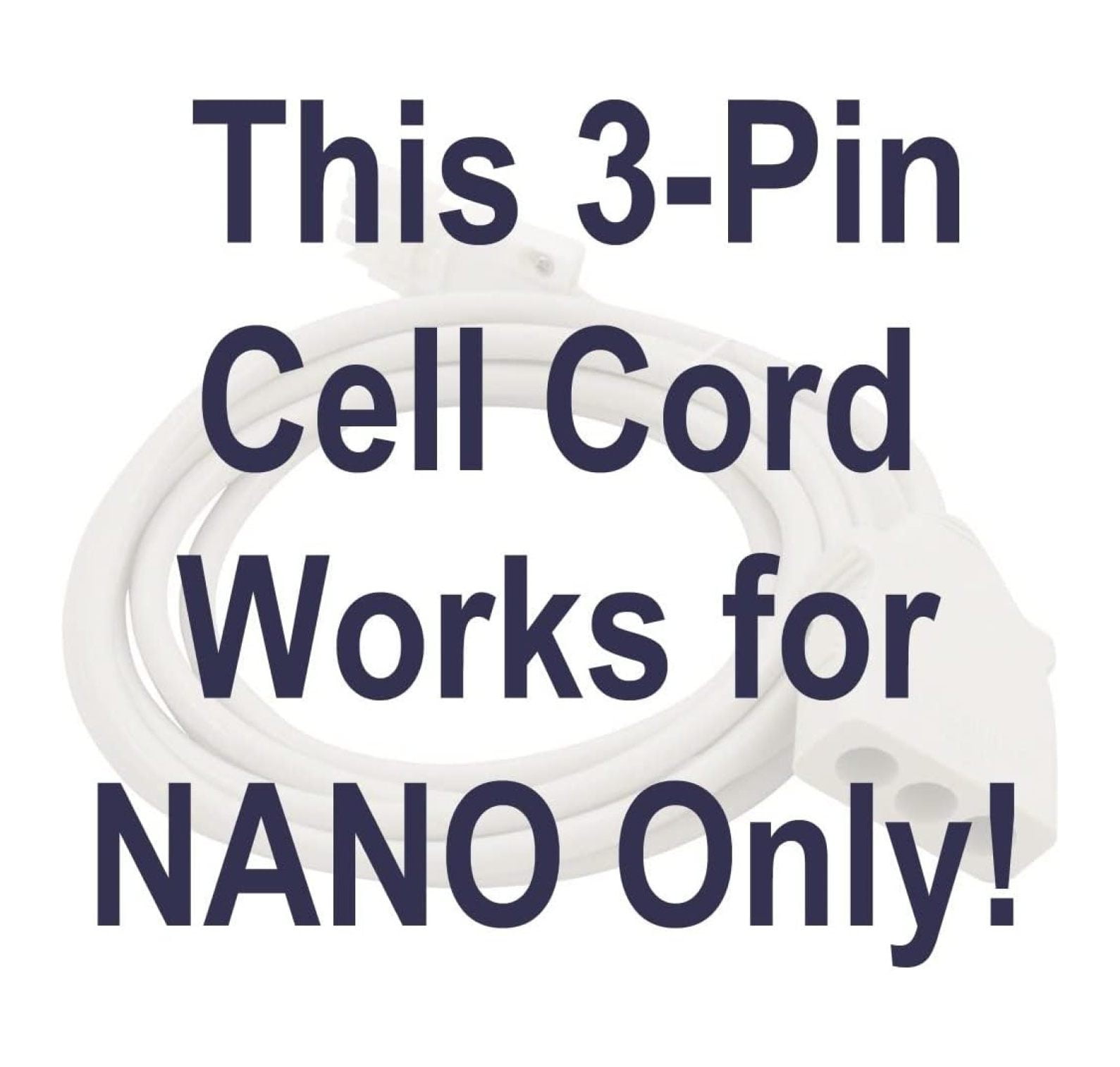 Pool 952 + 19050, Salt Cell Cord + Red , 12 ft with 3 Pin Connector ...