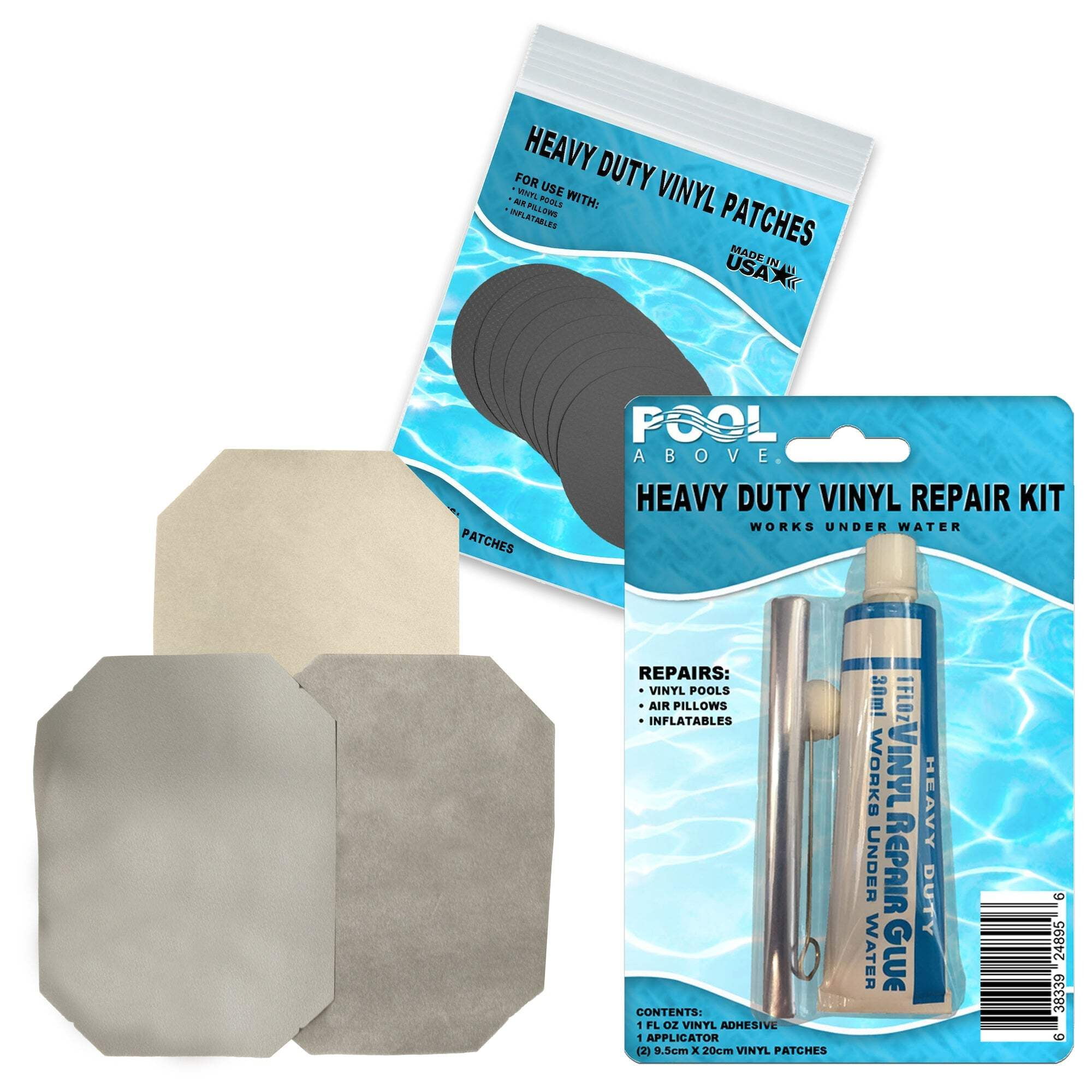Pool Above Repair Kit for Dura Beam Deluxe Airbed | Vinyl glue | Multi ...