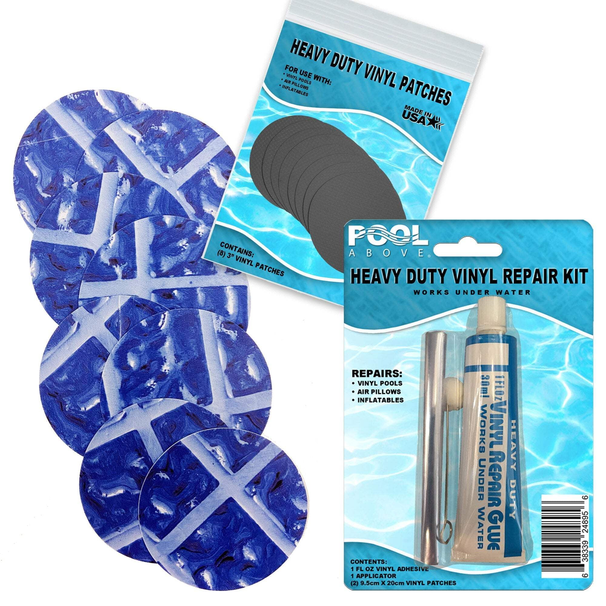 Pool Above Repair Kit for Steel Pro Max Pool | Vinyl glue | Blue Print ...
