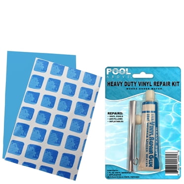 Swimline Tear-Aid Underwater Vinyl Swimming Pool Liner Repair Patch ...