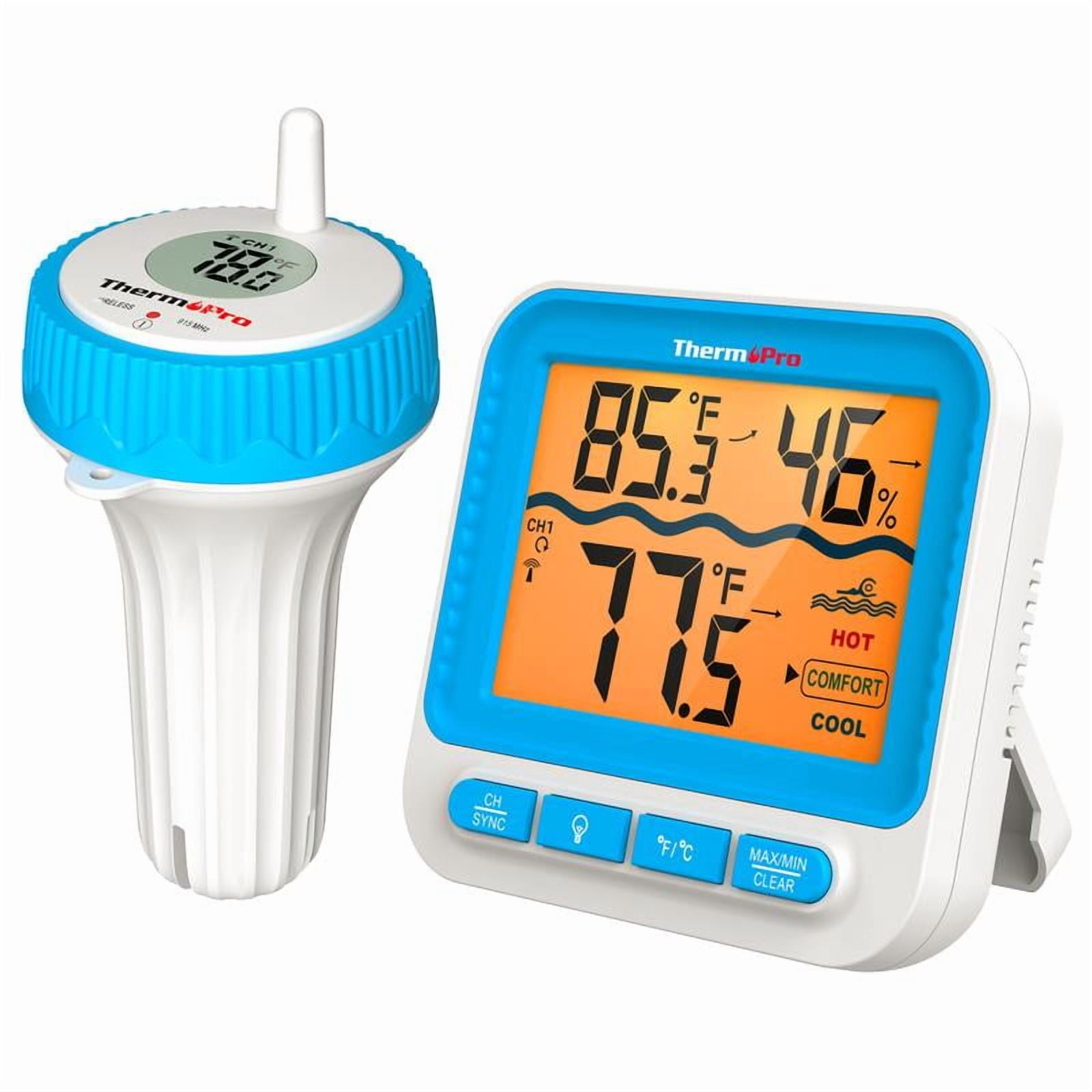 [Pool Accessories] Floating Wireless Swimming Pool Thermometer, Digital ...