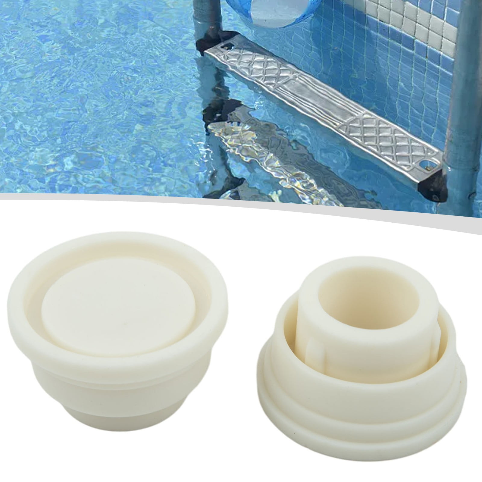 Pool Accessories Ladder Bumpers 2Pcs Rubber Inground Pool Ladder ...