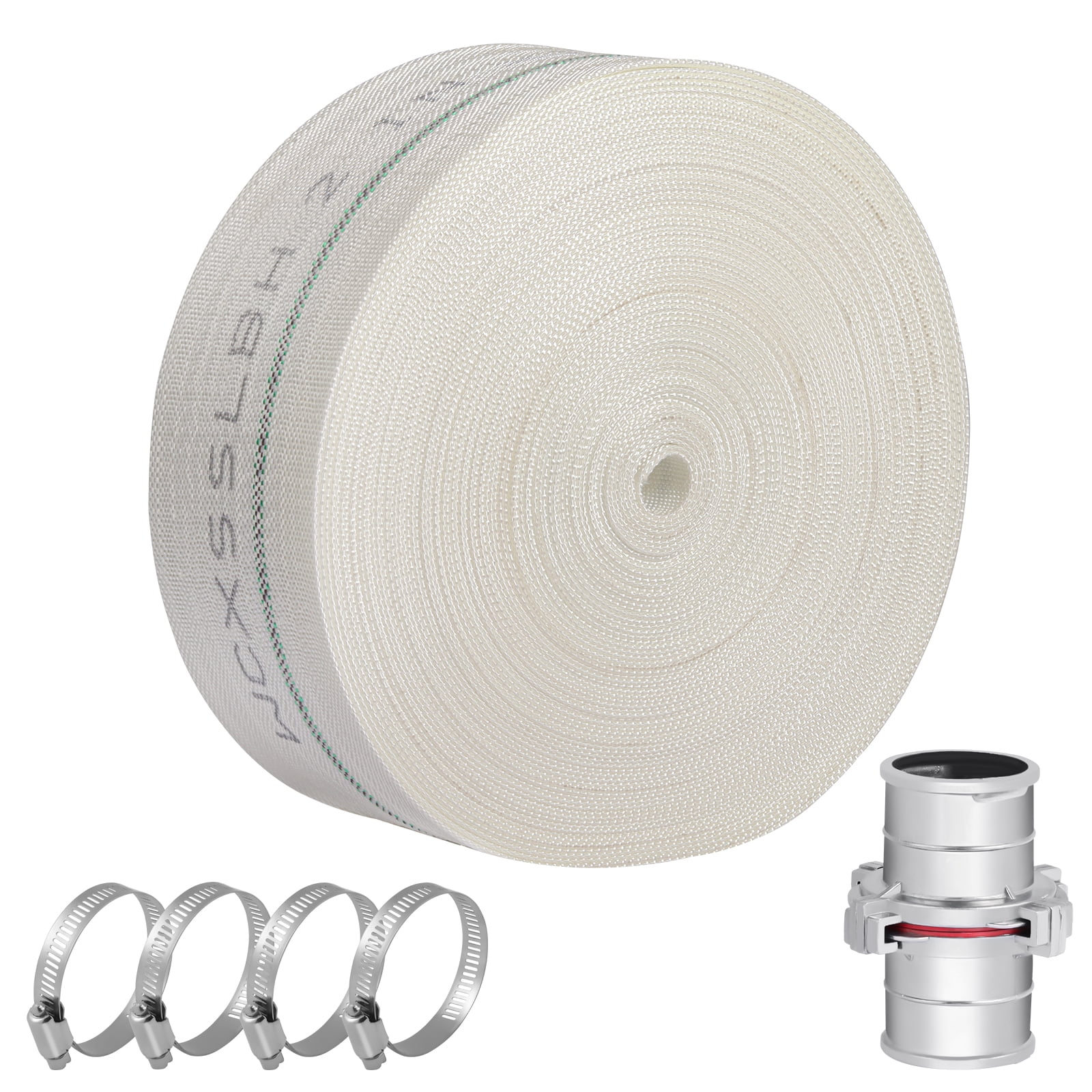 Pool Backwash Hose 2” × 100 ft Heavy Duty PVC Water Discharge Hose ...