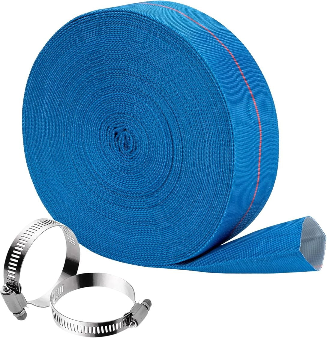 Pool Backwash Hose 2"ID x 100ft Swimming Pool Discharge Hose Heavy Duty ...