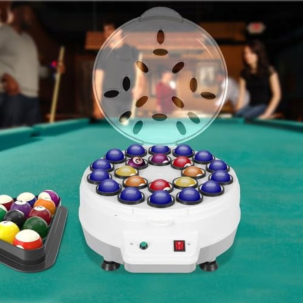 Pool Ball Polishing Cleaning Machine, 22 Balls 110V Automatic Pool Ball ...
