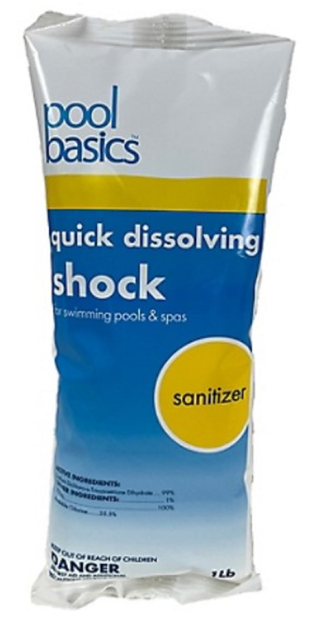 Pool Basics 47112761 Quick Dissolving Shock Pool Chlorine - Walmart.com