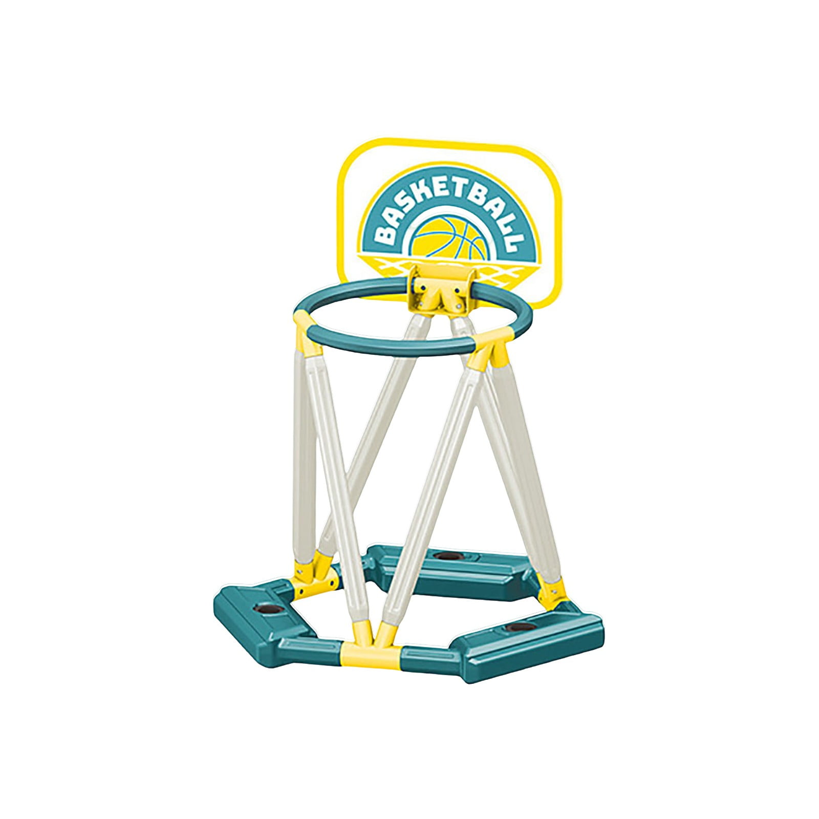 Pool Basketball Hoop,2-in-1 Floating Pool Toys Ring Game with 1 Ball ...