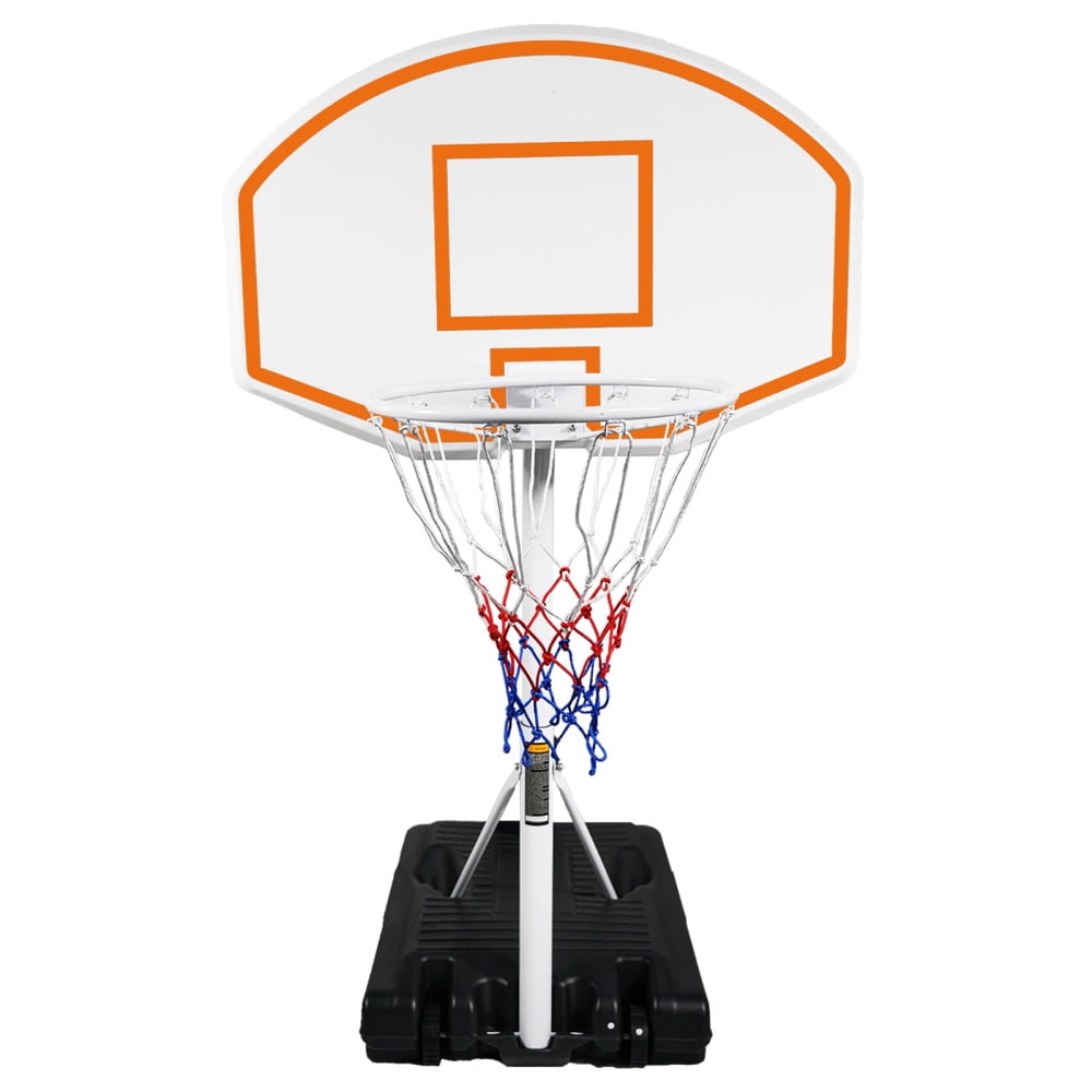 Pool Basketball Hoop, 3.1ft-4.7ft Height Adjustable Basketball Hoop for ...