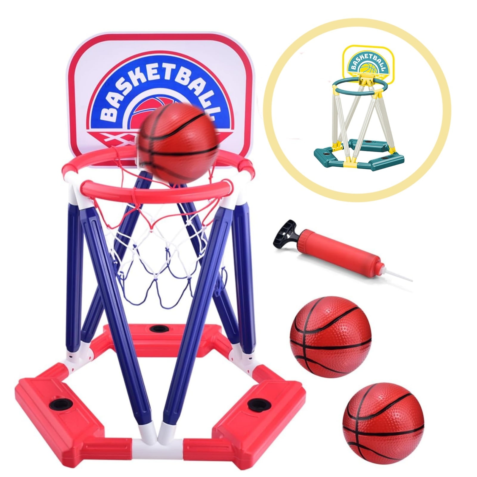 Pool Basketball Hoop Floating Toys: Stable on Water & Easy Set Up ...