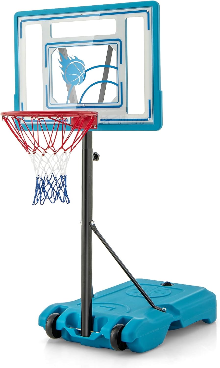 Pool Basketball Hoop, Height Adjustable Swimming Pool Basketball Hoop ...