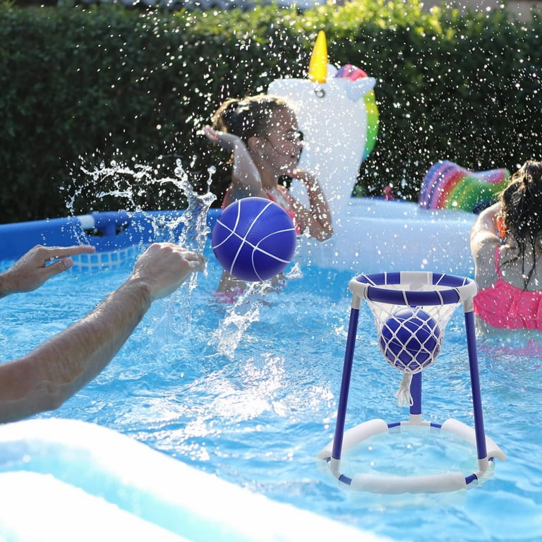 Pool Basketball Hoop Poolside Floating Basketball Pool Game Swimming Pool Games for Kids Adults Water Basketball for Pool Basketball Games for Outdoor Indoor Play Walmart