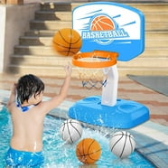 GoSports Splash Hoop ELITE, Deck-Mounted, Adjustable Inground Pool ...