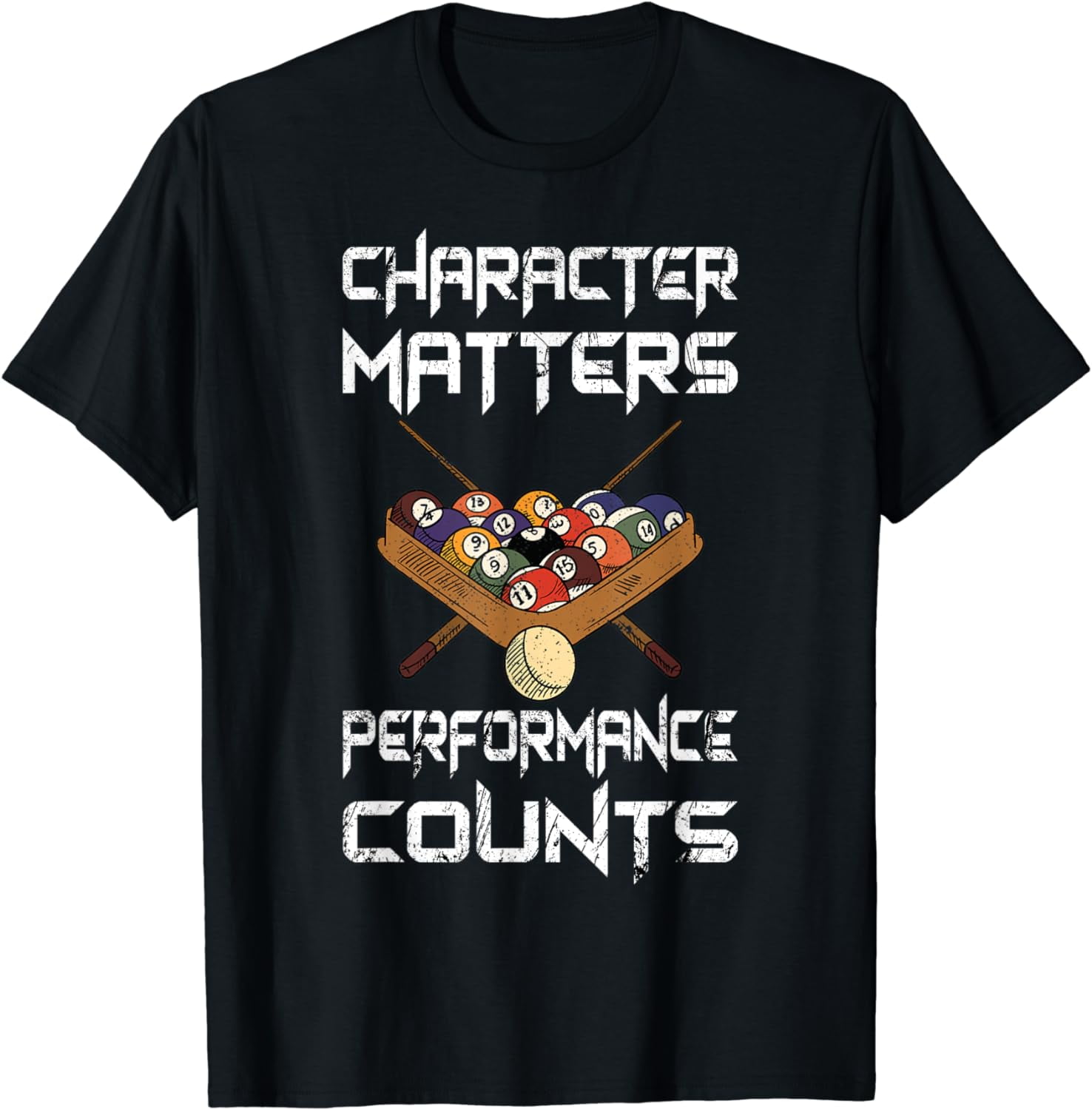 Pool Billiard Character Matters Carambole Carom Billiards T-Shirt - Walmart.com
