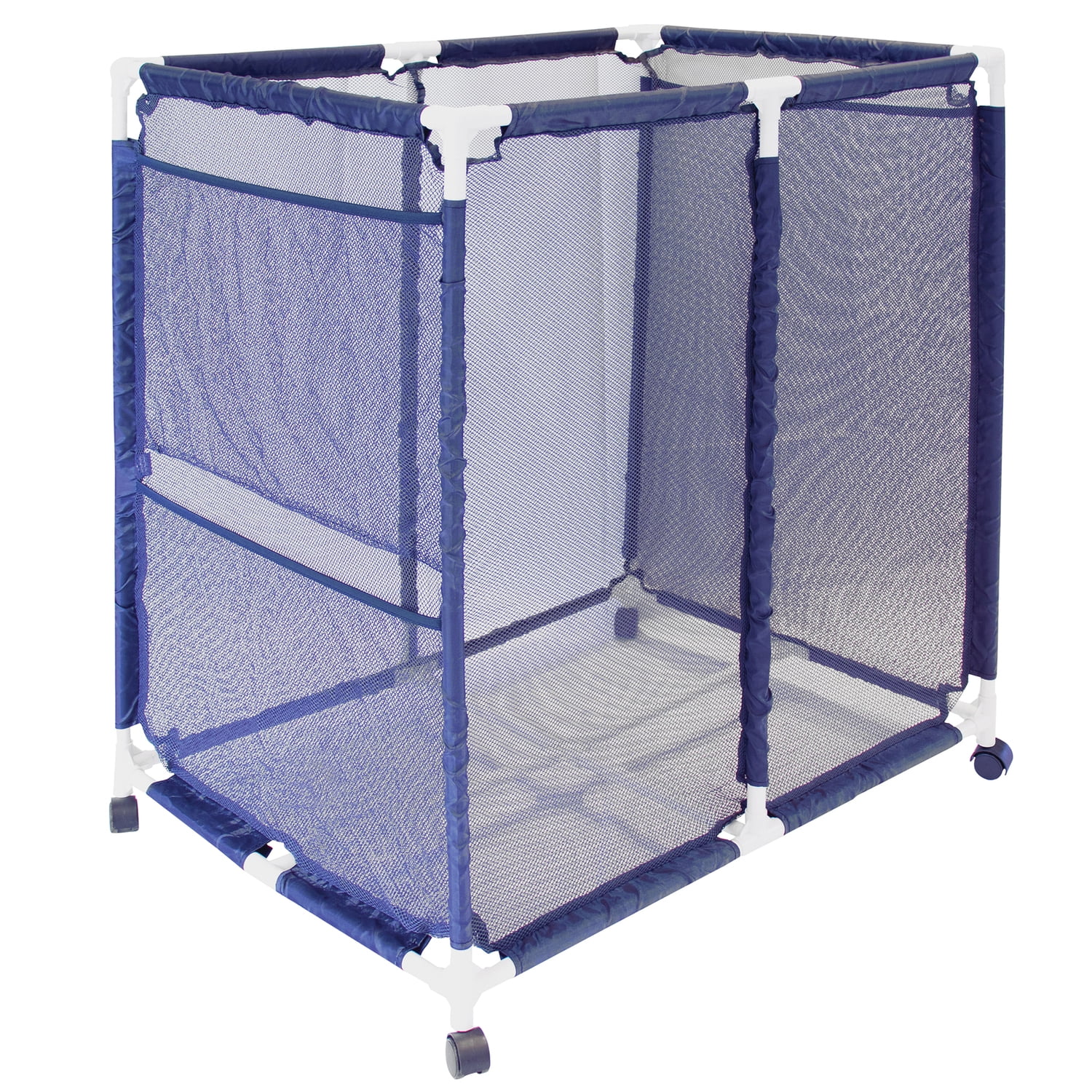 Pool Bins Pool Storage Organizer Mesh Rolling Pool Equipment Bin, Large ...
