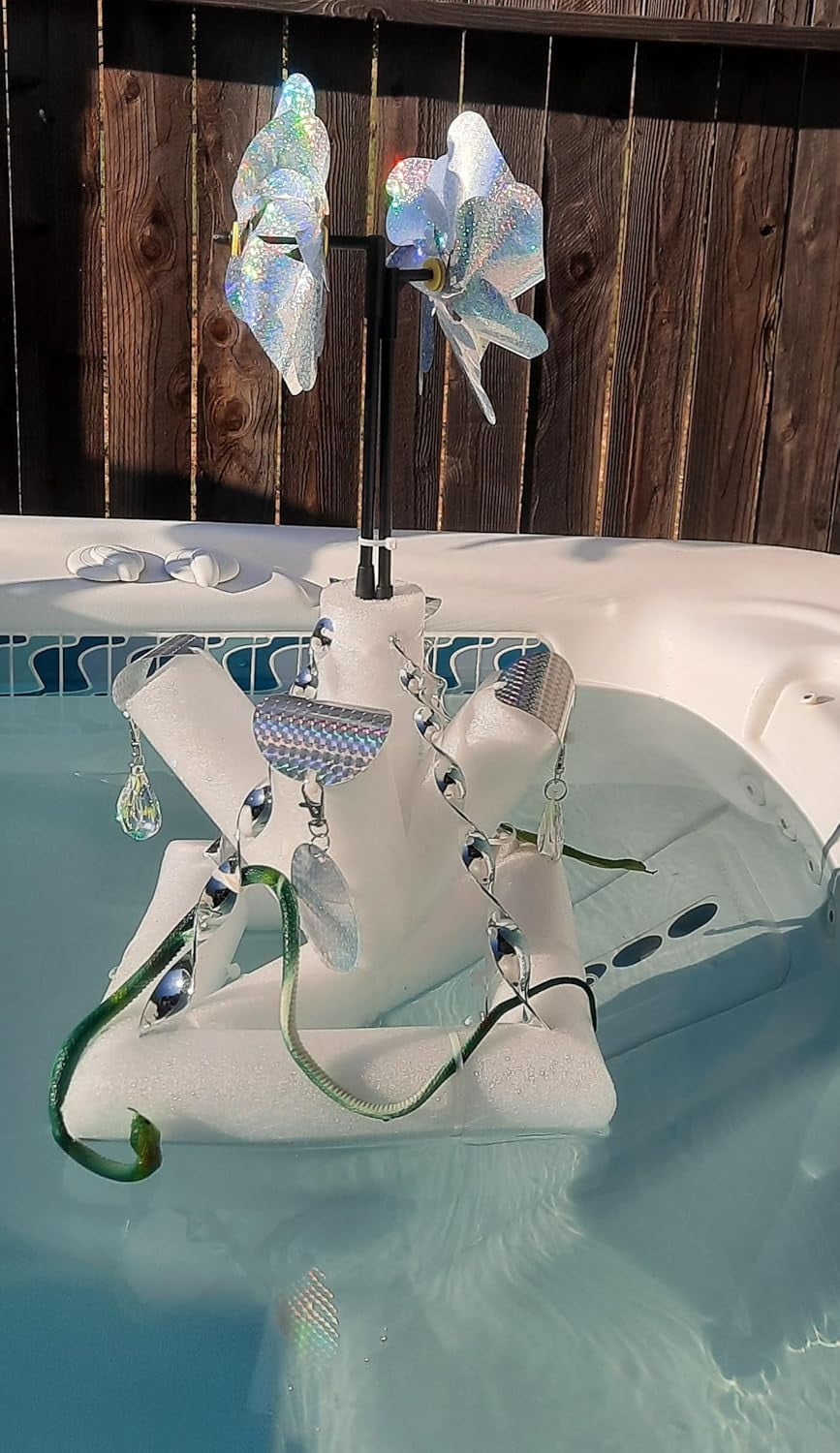 Pool Bird Deterrent: Twirly Bird Away Keeps Birds Out of Your Pool ...