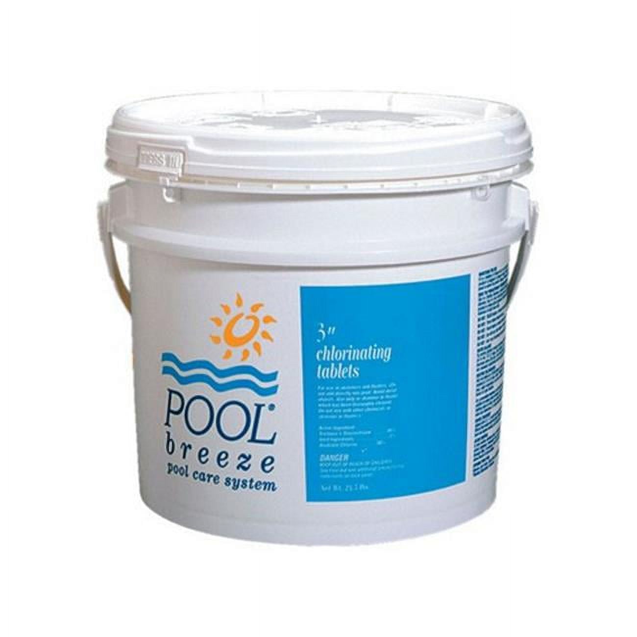 Pool Breeze Pool Care System 24.5 lbs High Chlorine 3 Inch Chlorinating ...