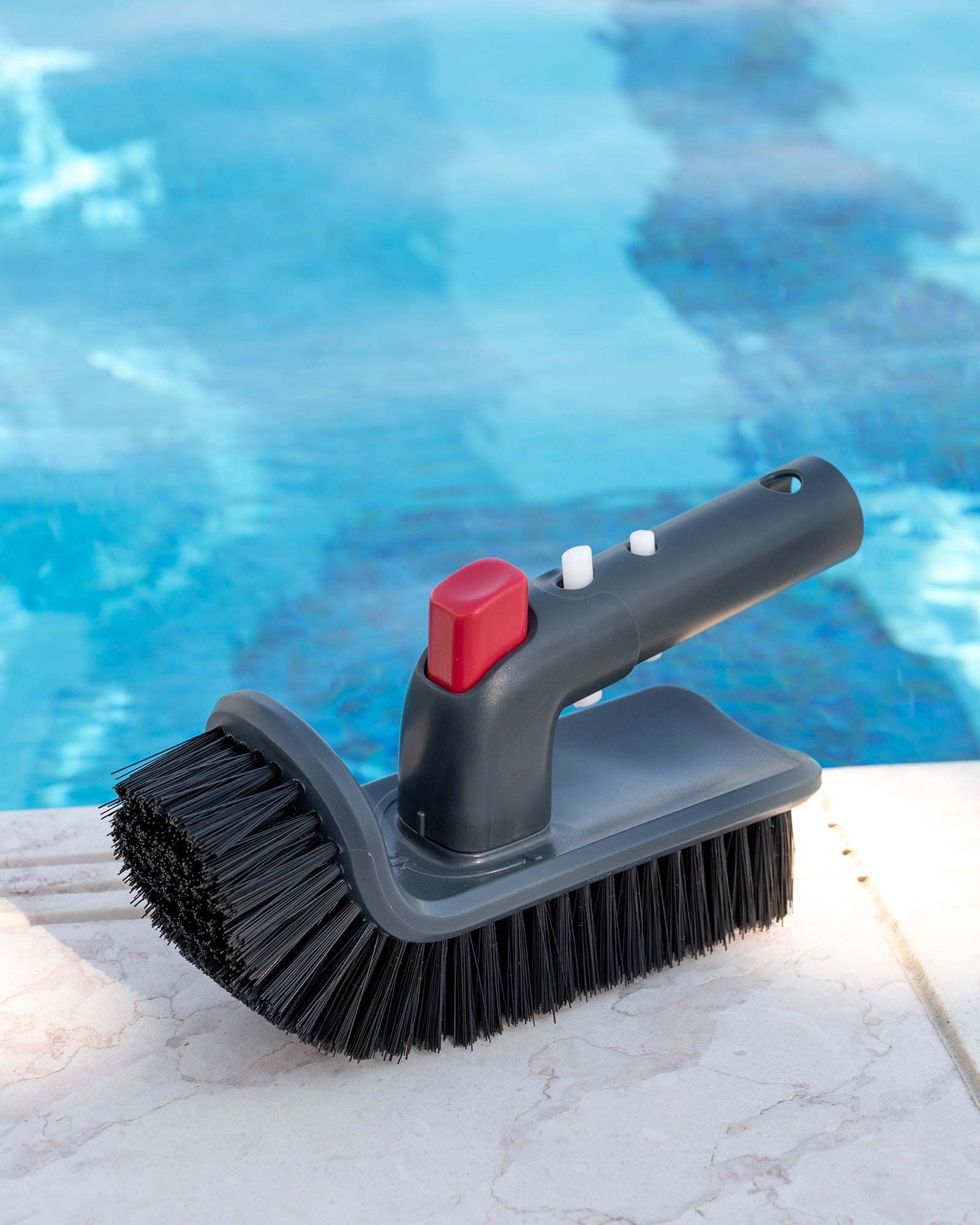 Carrie Box Pool Supplies Ultra Curved Pool Brush with Nylon Bristles ...