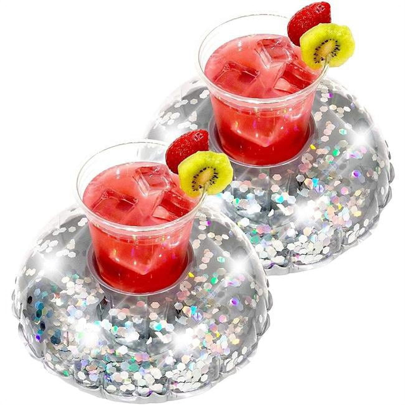 Pool Candy Drink Float, Silver Glitter - Pack of 2 - Walmart.com