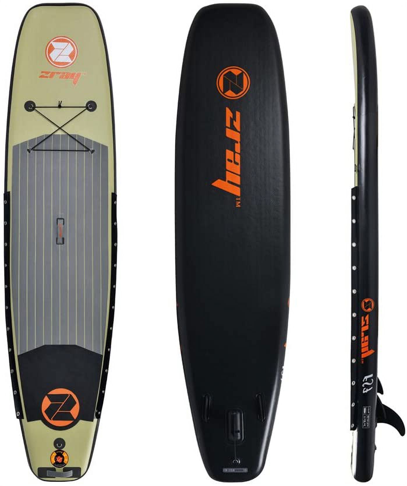 Pool Central 11' Orange and Beige Z-Ray FS7 All Around Inflatable ...