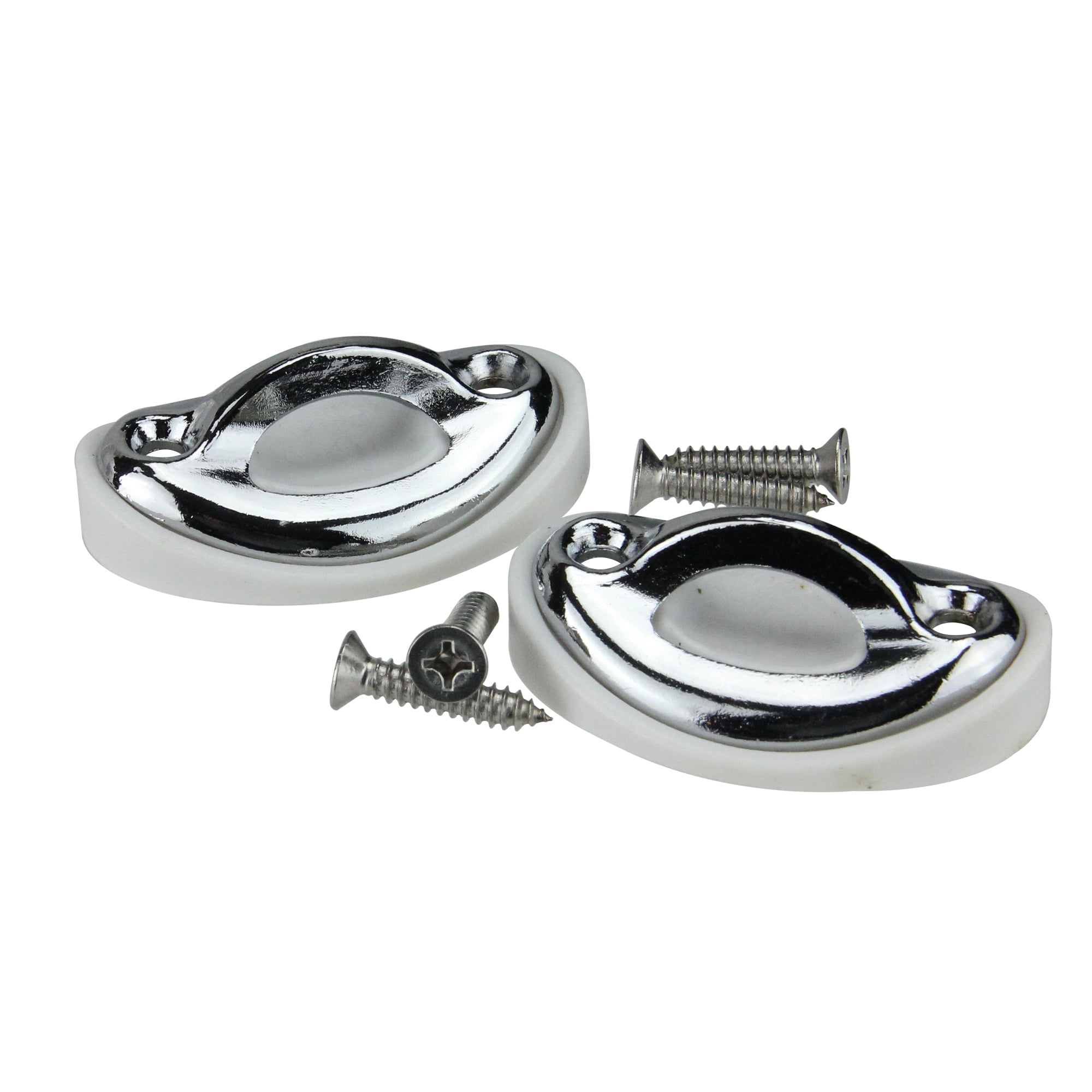 Pool Central 2pc Swimming Pool Wall Anchors with Heavy Rubber Pad ...