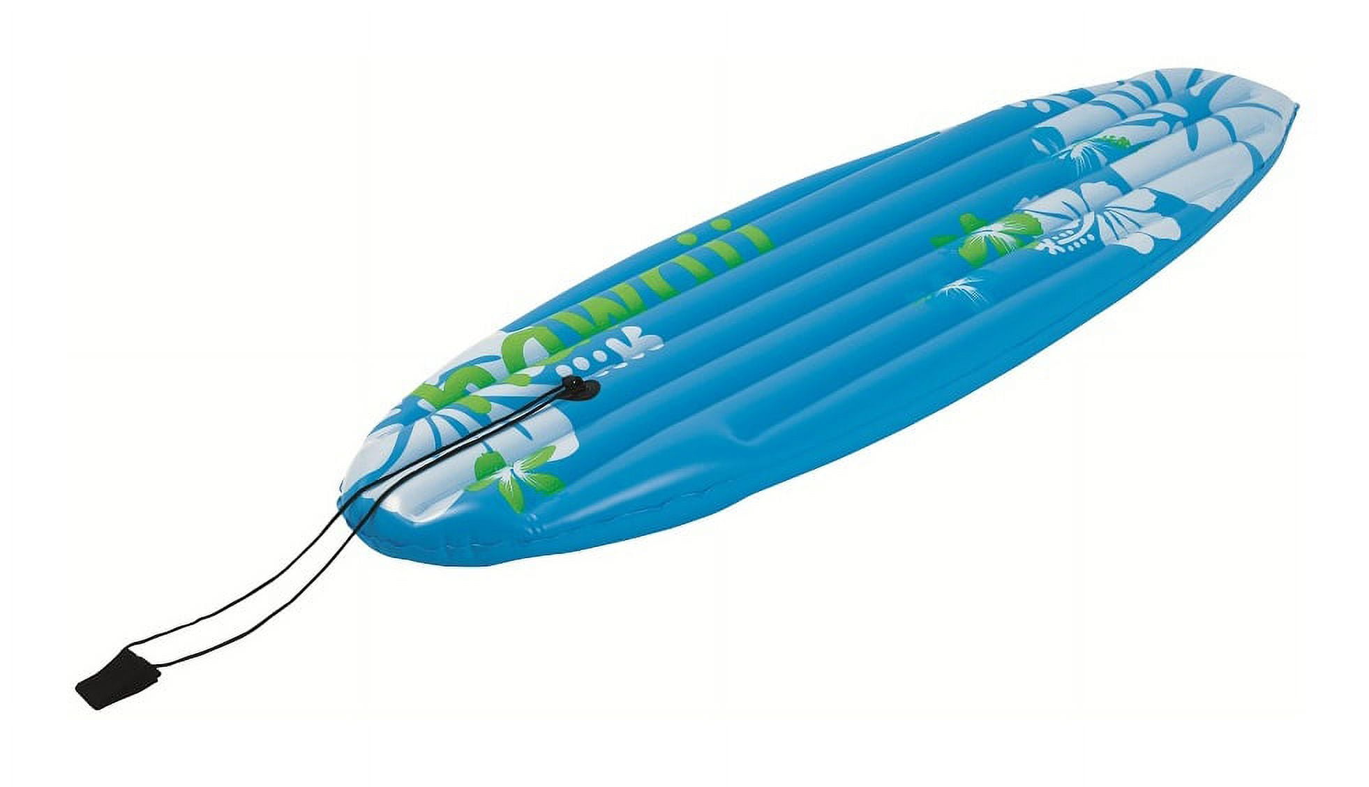 Pool Central 59" Tropical Surfboard-Inspired Inflatable 1-Person ...