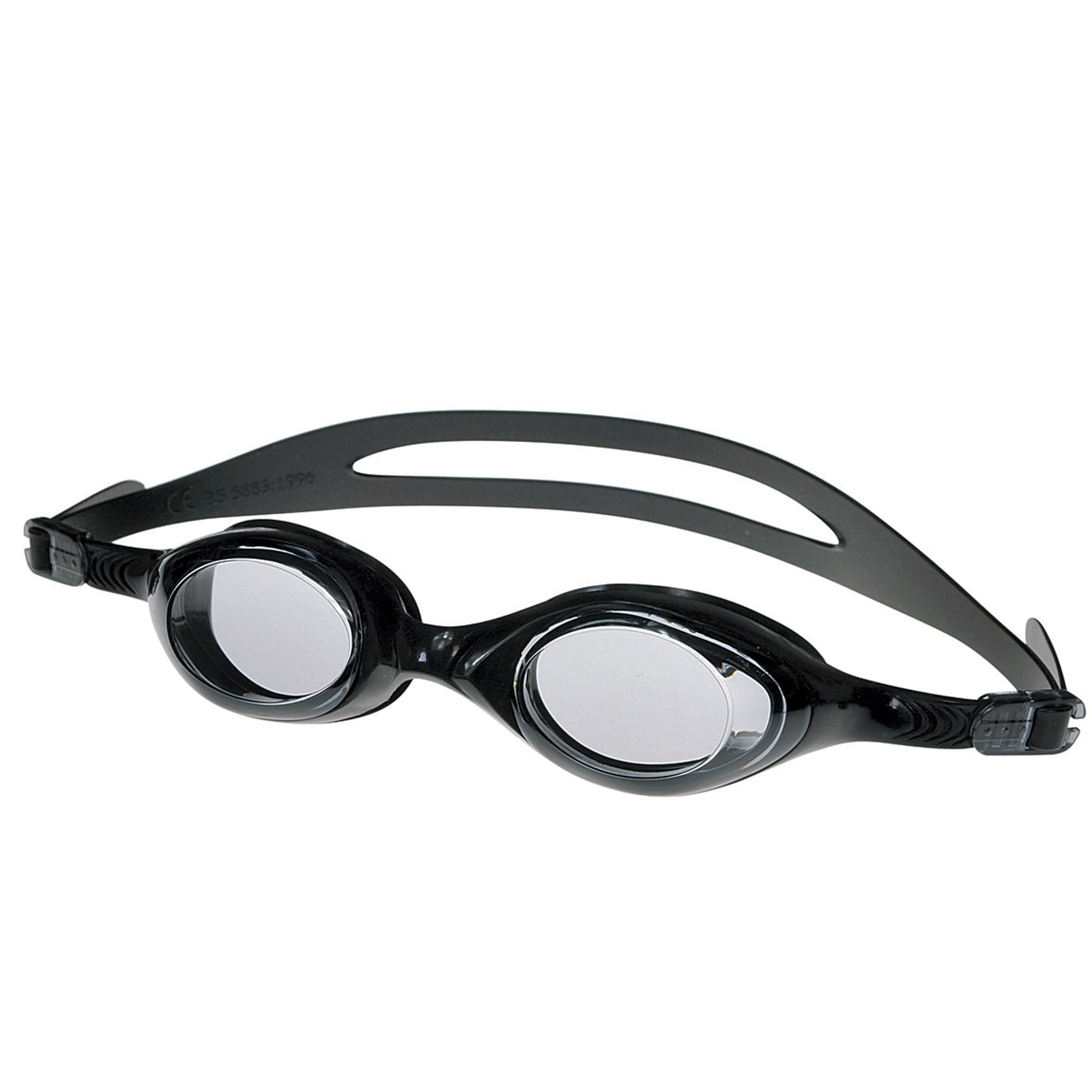 8.5" Black Zray Competition Swimming Pool Goggles - Walmart.com