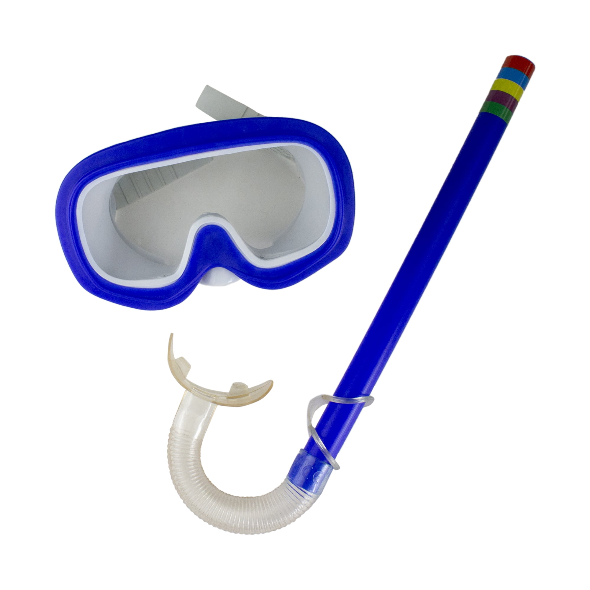 Pool Central Age 3-8 - Blue Mask and Snorkel Swimming Set for Children ...