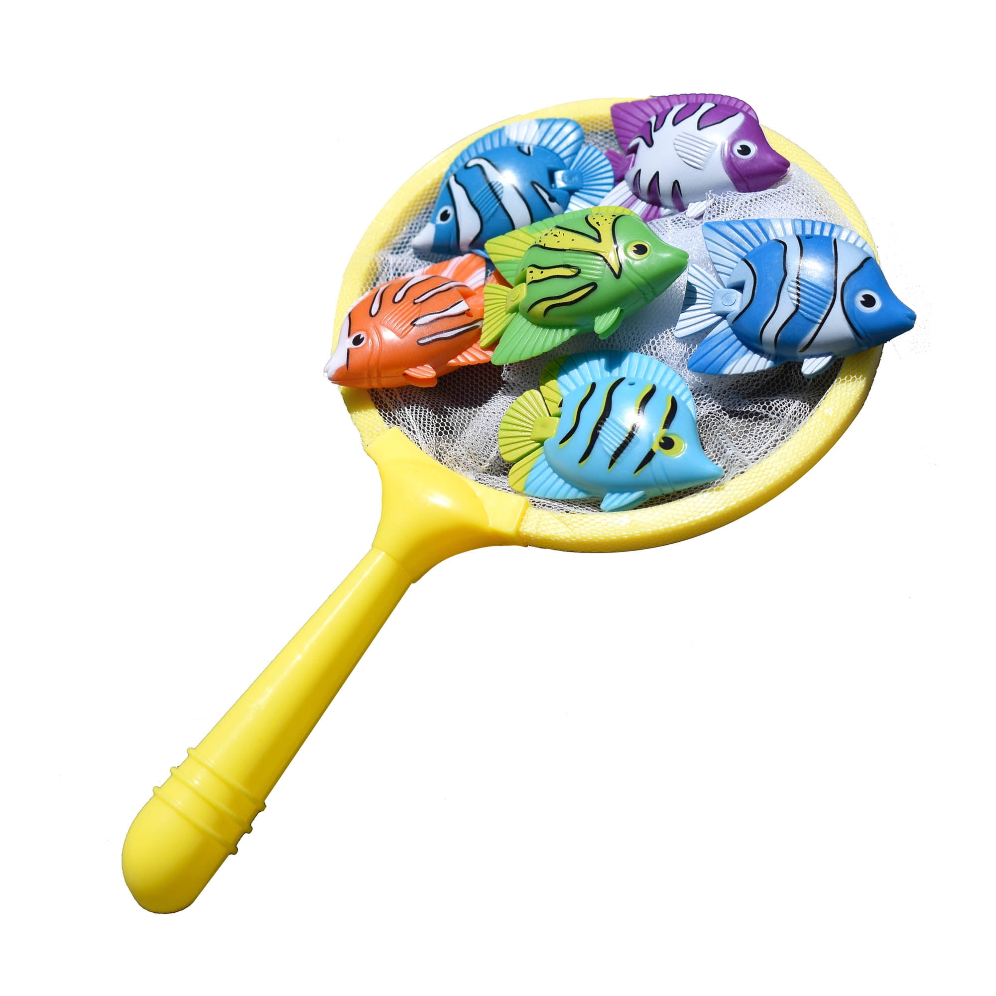 Pool Central Colorful Weighted Fish Catching Water Game - 9" - Walmart.com