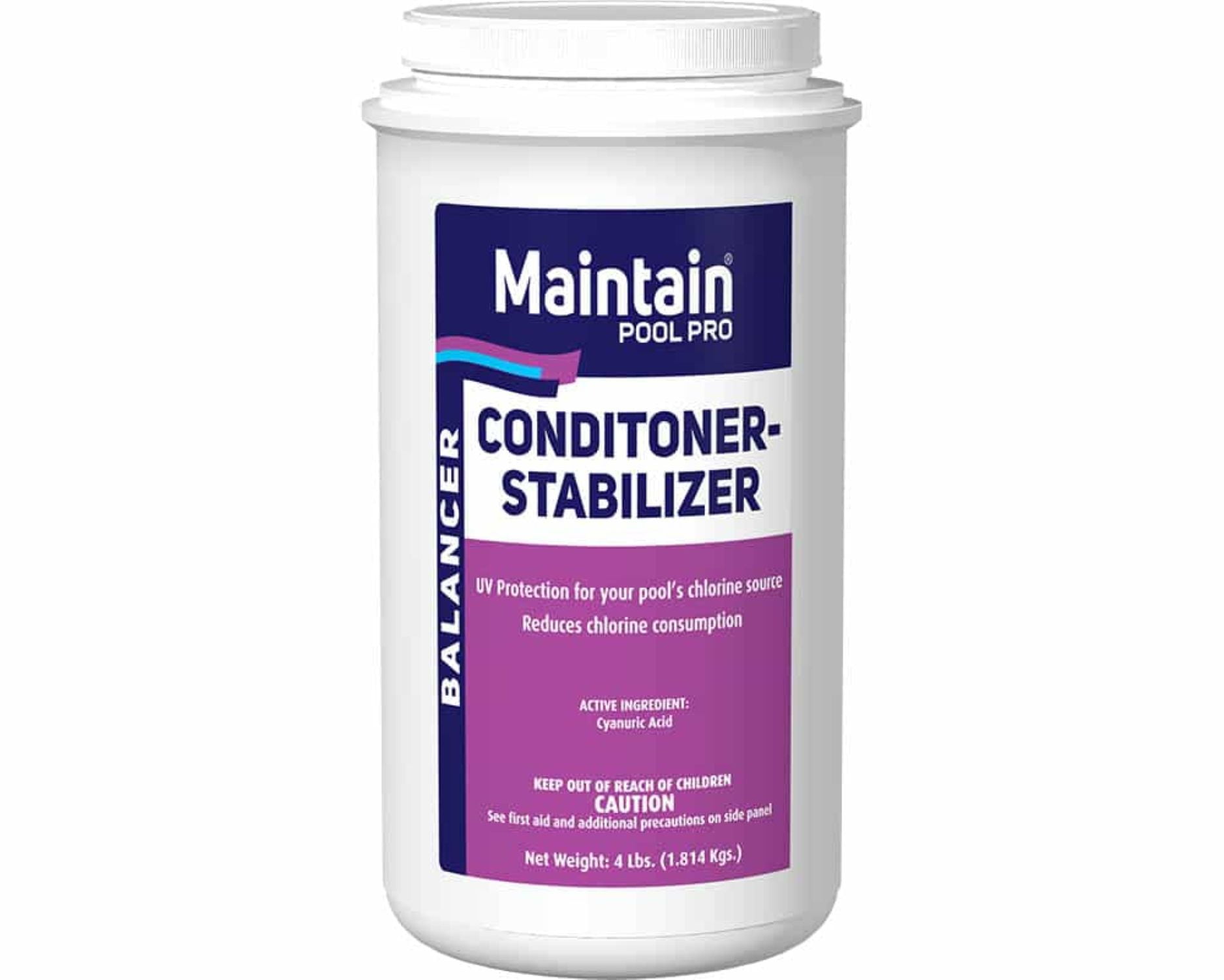 Pool Central Maintain Pool Pro Balancer Conditioner Stabilizer - 4 lbs ...
