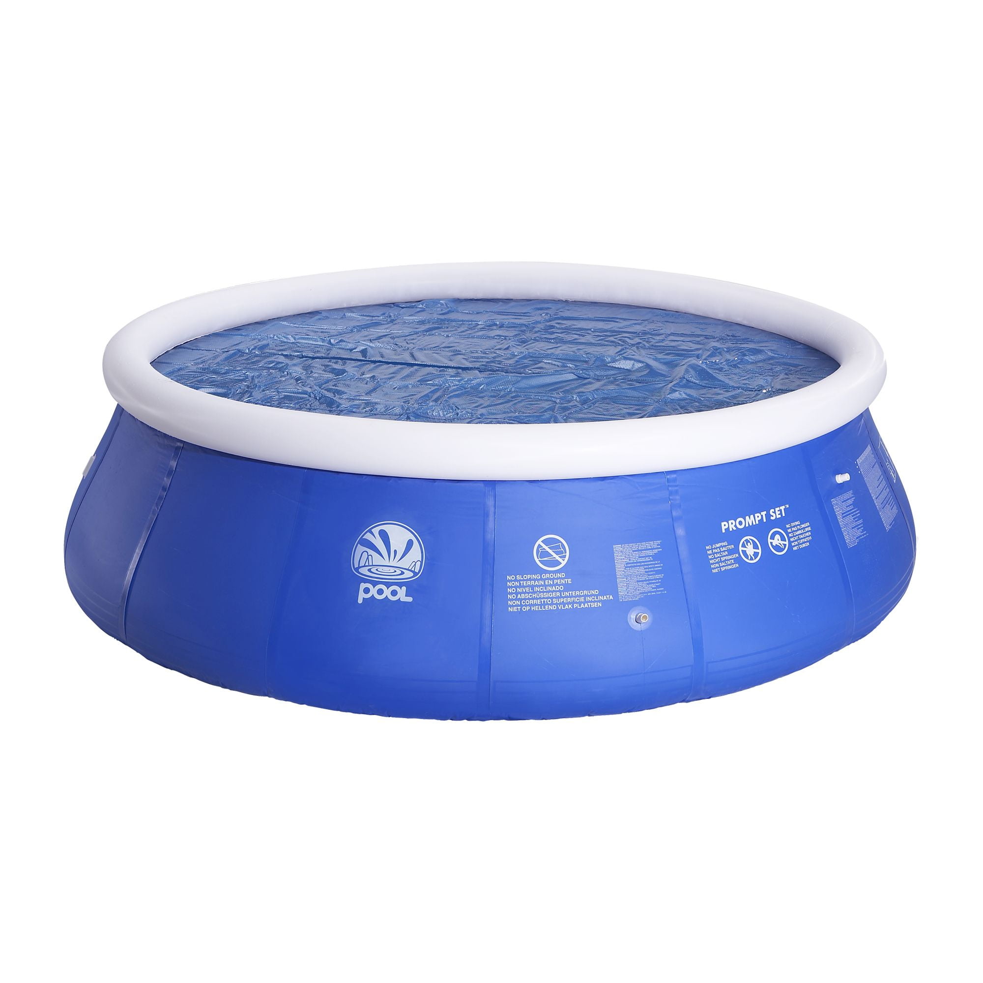 Pool Central Round Floating Solar Swimming Pool Cover - 6.25' - Blue ...